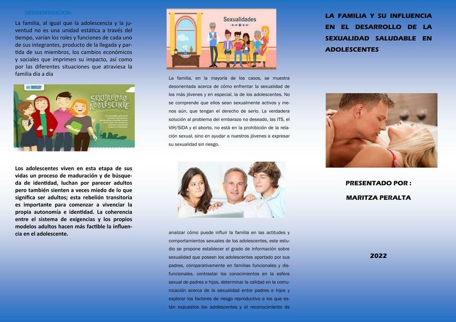 Tríptico La Familia en la Sexualidad | Technology y Ciber Lenabdi. barria | uDocz