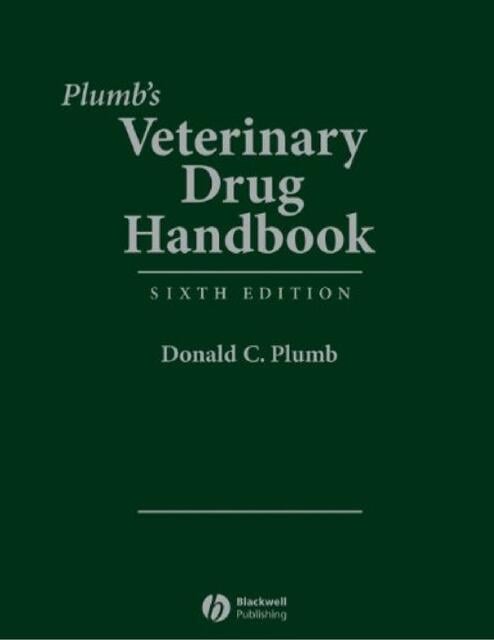 Veterinary Drug Handbook | Vetery Books | uDocz
