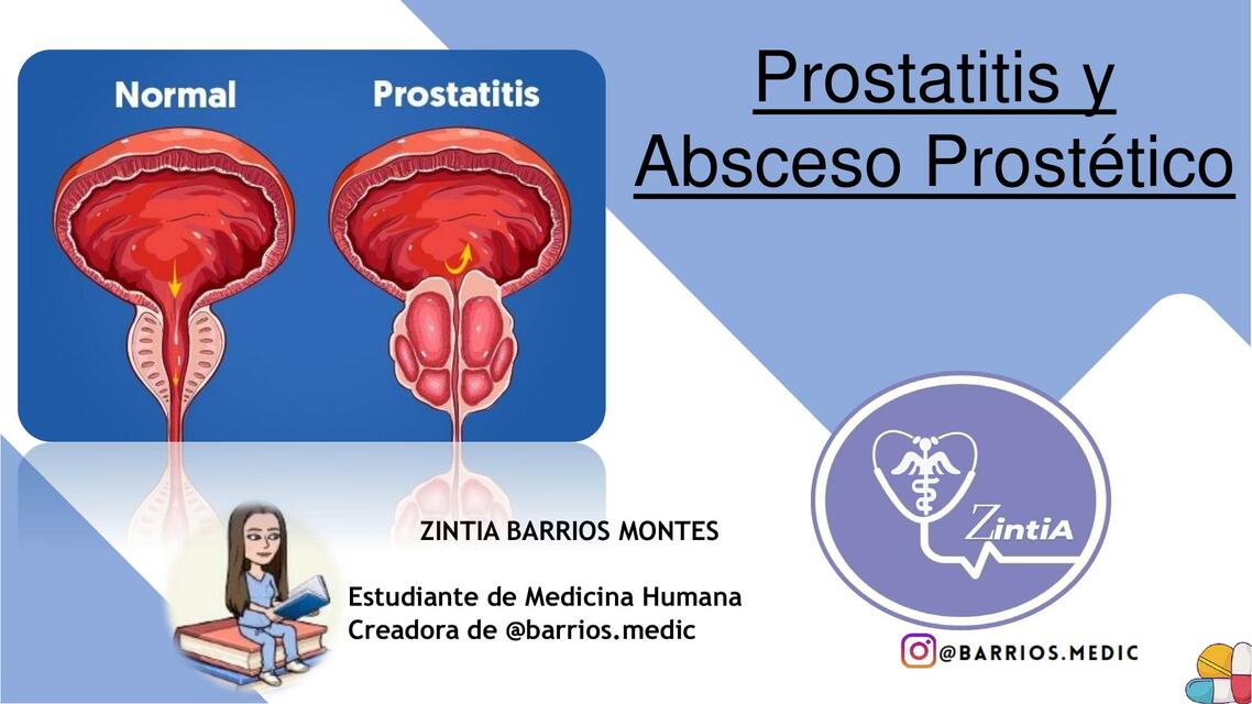 Prostatitis y Absceso Prostético | BARRIOS MEDIC 👩‍⚕️📚 | uDocz