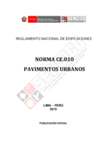 reglamento de edificaciones norma CE010 peru | calin rho | uDocz