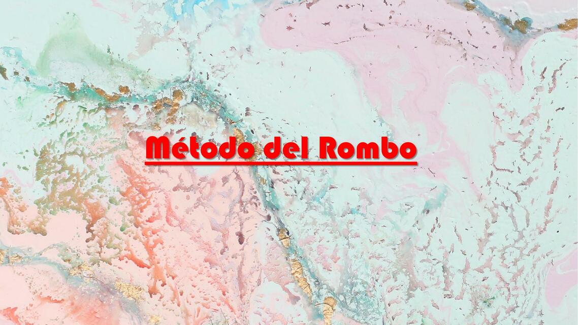 Método del Rombo | Valeria Chávez García | uDocz