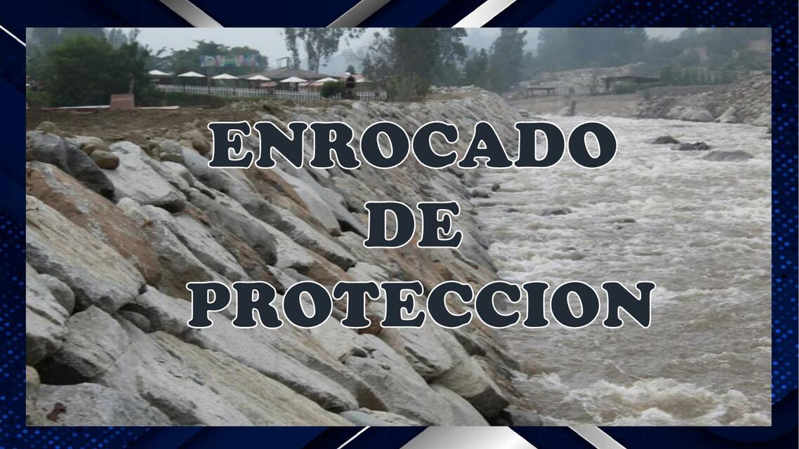 Enrocado de protección | Estructuras hidráulicas (PPT) | Apuntes de ...
