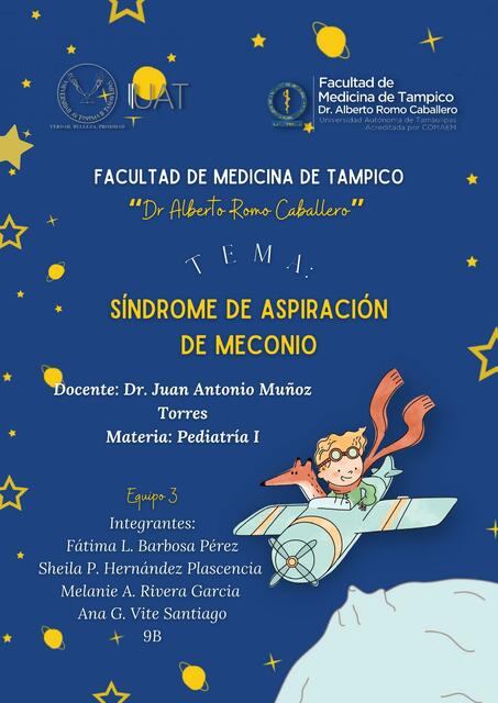 Síndrome de Aspiración de Meconio | Melanie Rivera | uDocz