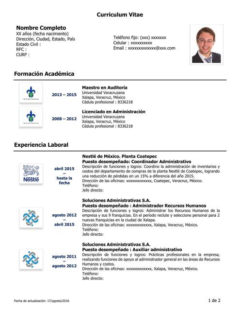 Formato CV | Flor Nava | uDocz