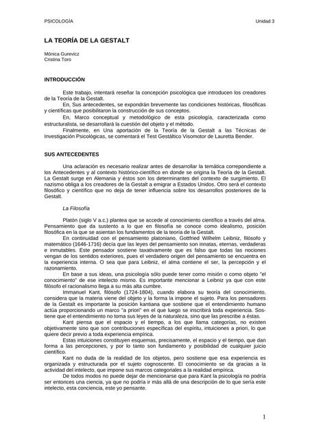 Resúmenes de Teoría de la gestalt | Descarga apuntes de Teoría de la ... Resúmenes de Teoría de la gestalt | Descarga apuntes de Teoría de la ...