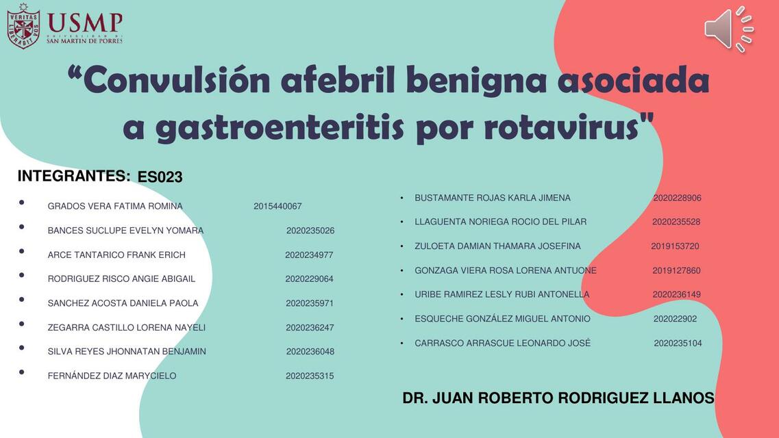 Flashcards de Convulsión afebril benigna asociada a gastroenteritis por ...