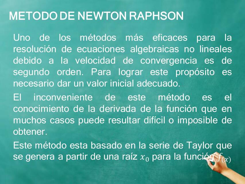 Resúmenes de Método de Newton Raphson | Descarga apuntes de Método de ...