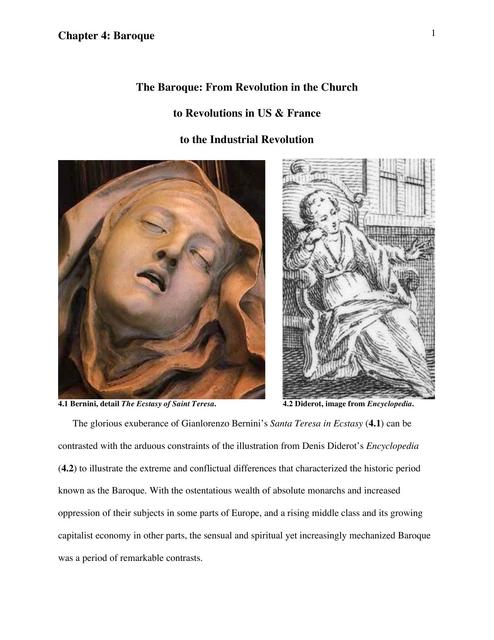 The baroque from revolution in the church to revolutions in US & France ...