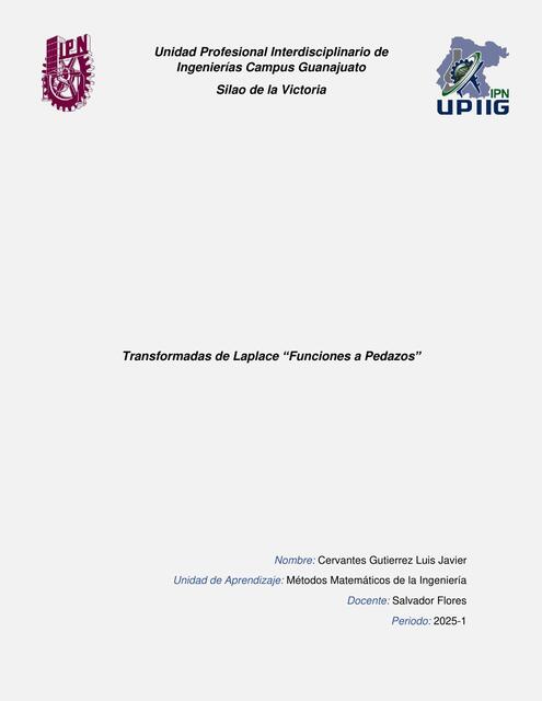 MM Laplace en trozos CJ | Javier Cervantes | uDocz