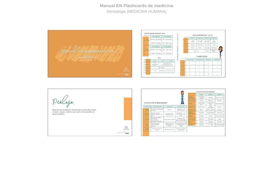 Flashcards de Semiología Medicina Humana | Mil | uDocz