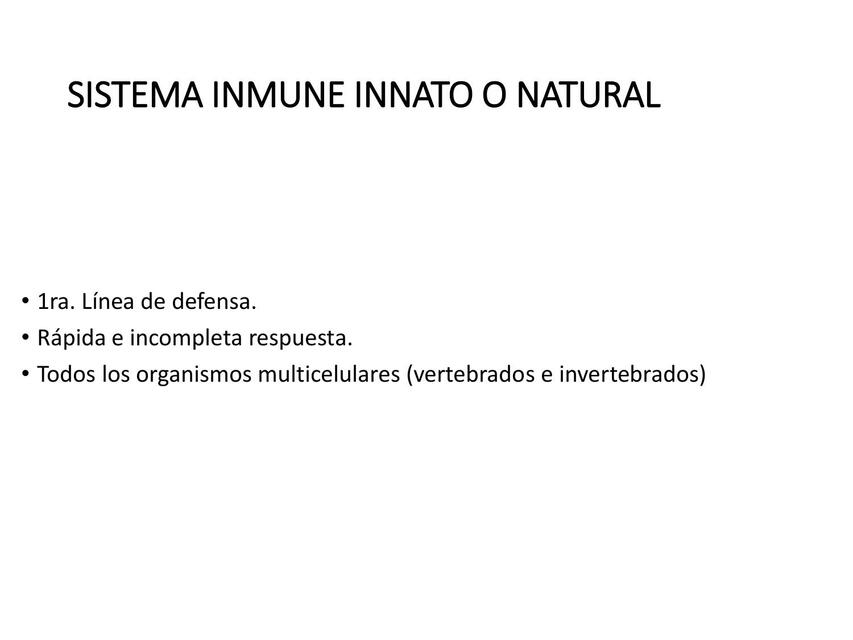 Sistema Inmune Innato o Natural | Jayro Vargas Medina | uDocz