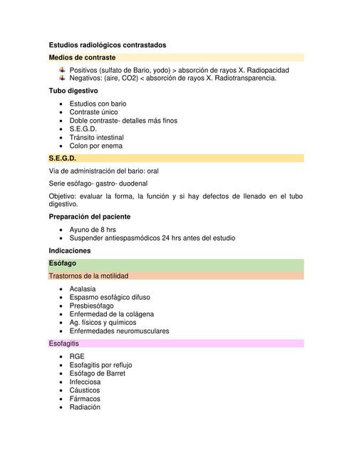 Estudios radiológicos contrastados | Sofia Jiménez | uDocz