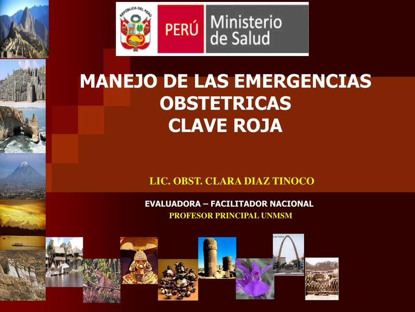 Clave Roja en Obstetricia | YUDITH SHAYLIN DE LA CRUZ CALDERON | uDocz