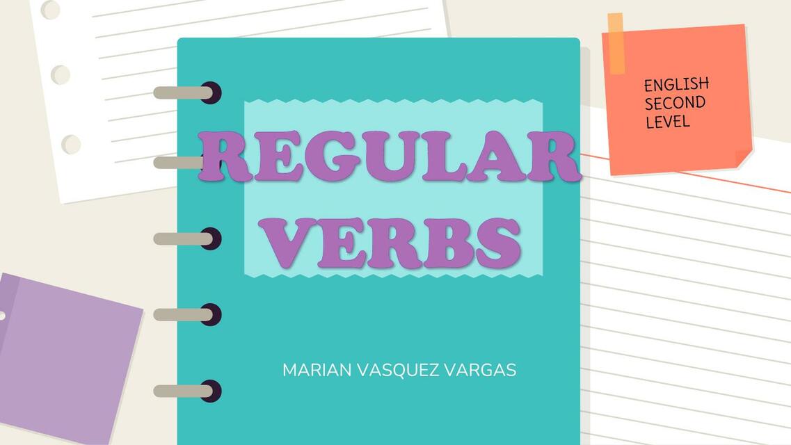 Resúmenes de Verbos regulares | Descarga apuntes de Verbos regulares