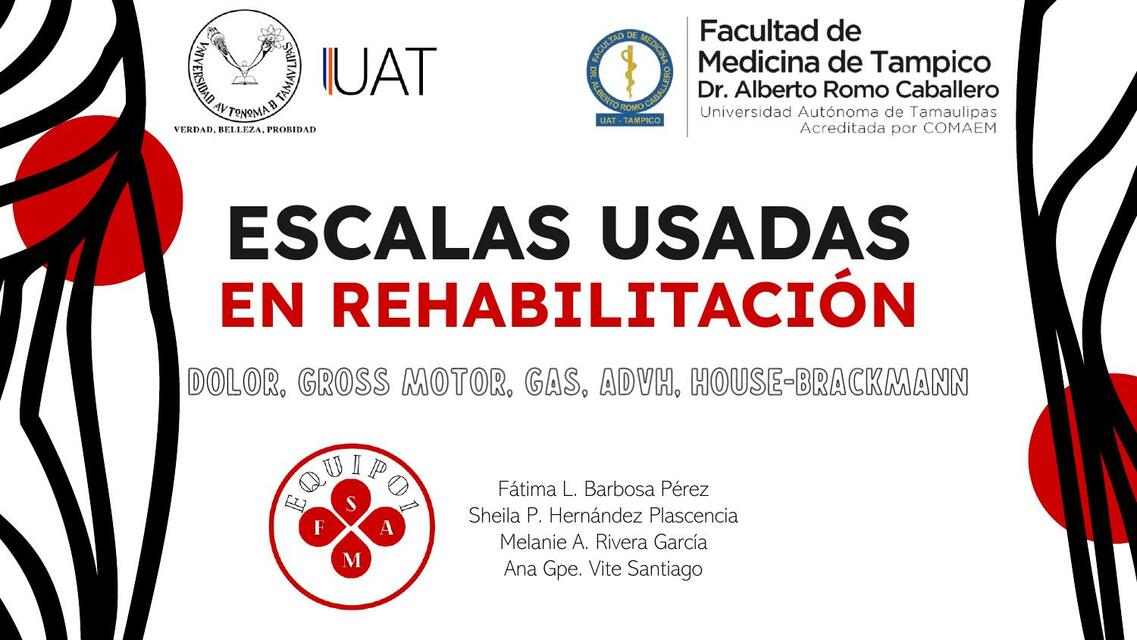 Unidad 7 Escalas usadas en rehabilitación