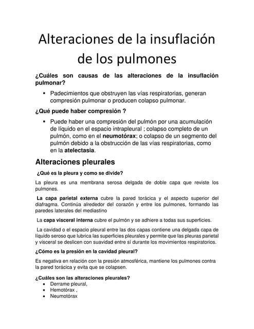 Resúmenes de Inflamación pulmonar | Descarga apuntes de Inflamación ...