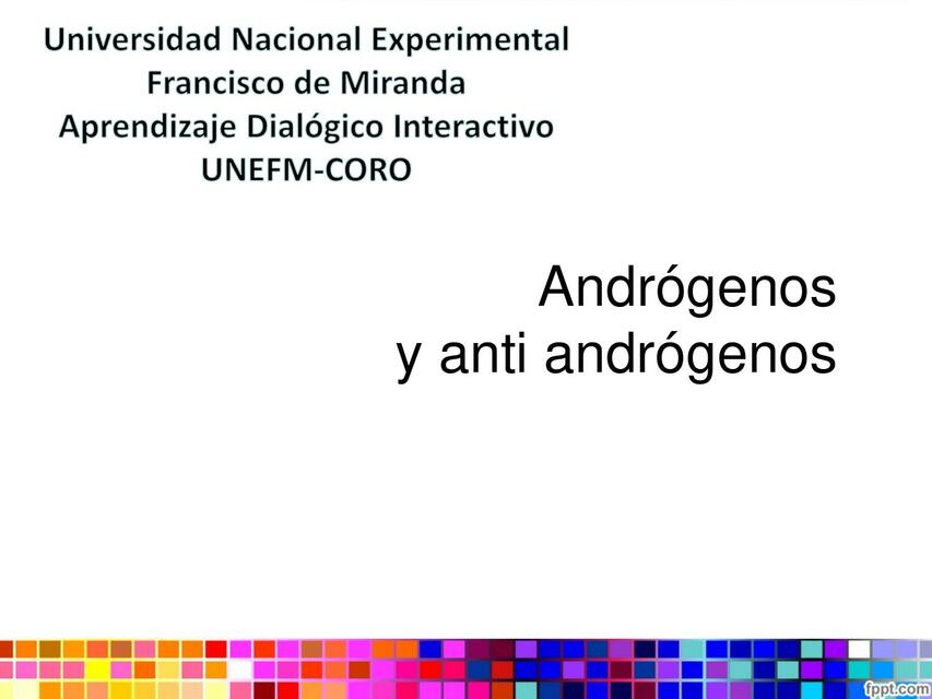 Andrógenos y anti andrógenos | Maria Chirinos | uDocz
