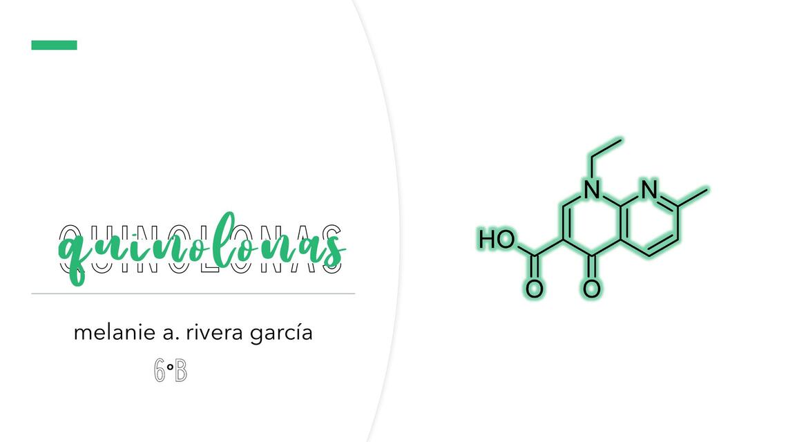Resúmenes de Quinolonas | Descarga apuntes de Quinolonas