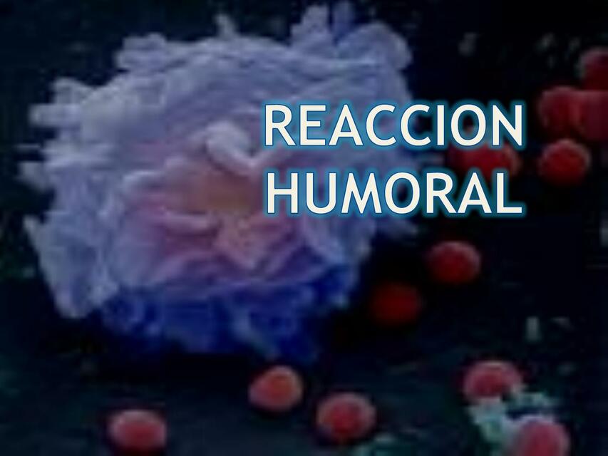 Reacción humoral | Alfonso Paz | uDocz
