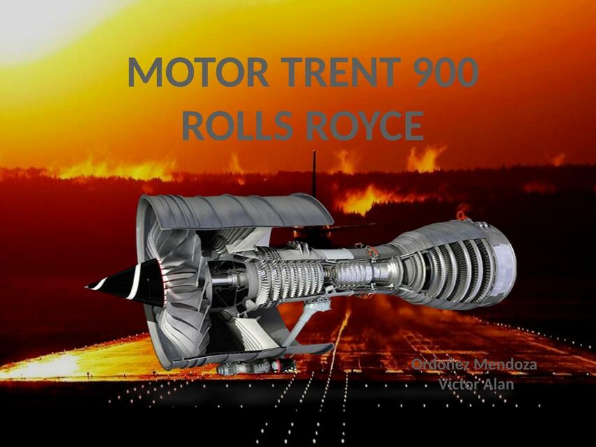 Motor TRENT 900 Rolls Royce | Victor Alan | uDocz