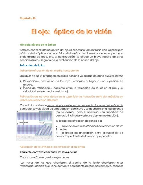Ojo: óptica de la visión | uDocz