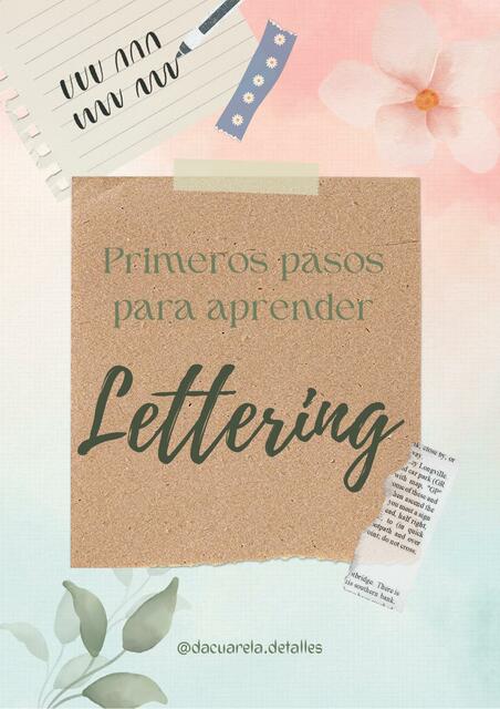 Primeros Pasos Lettering | Sash Castillo | uDocz