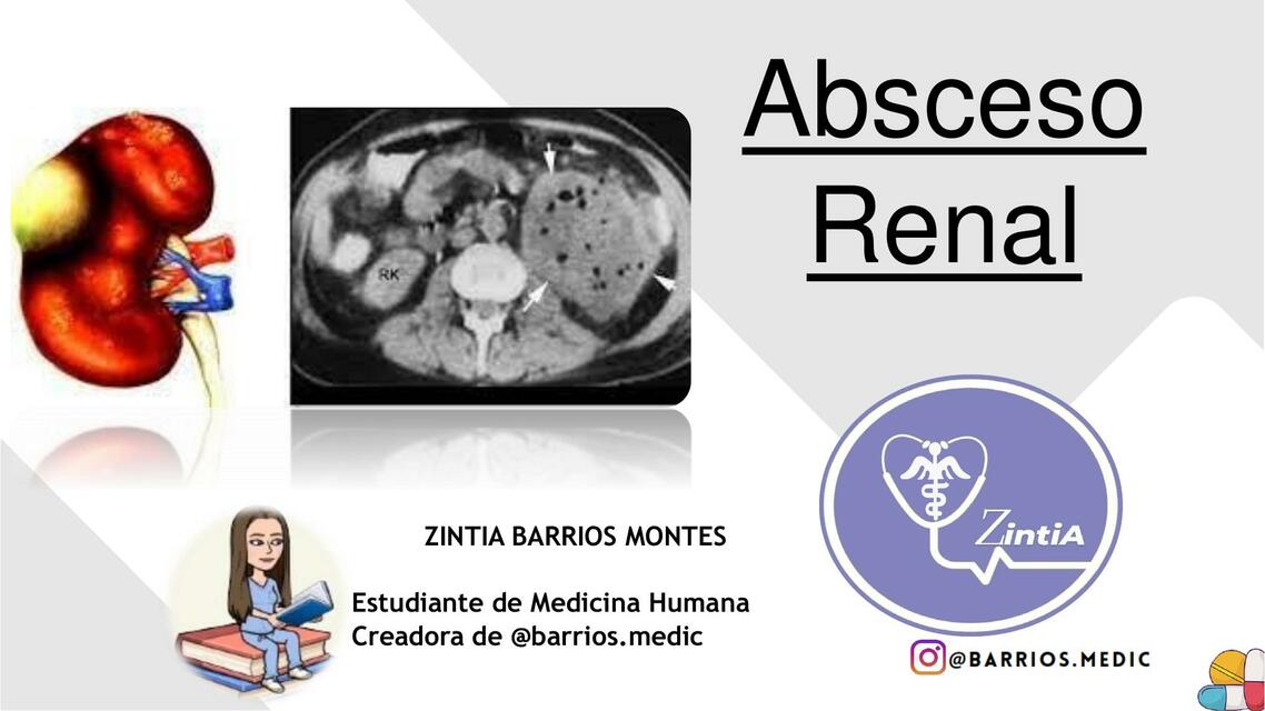Absceso Renal | BARRIOS MEDIC 👩‍⚕️📚 | uDocz