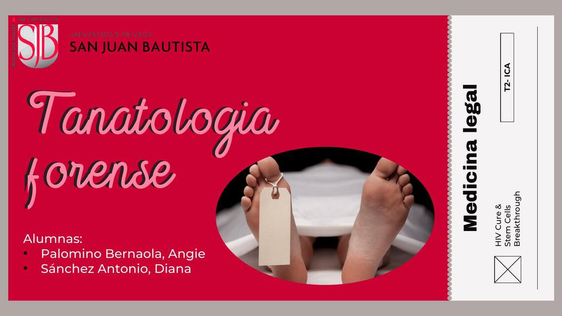 Tanatología Forense | Henry Maldonado Gutiérrez | uDocz