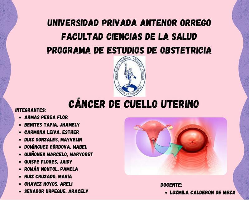Cáncer de Cuello Uterino | Henry Maldonado Gutiérrez | uDocz