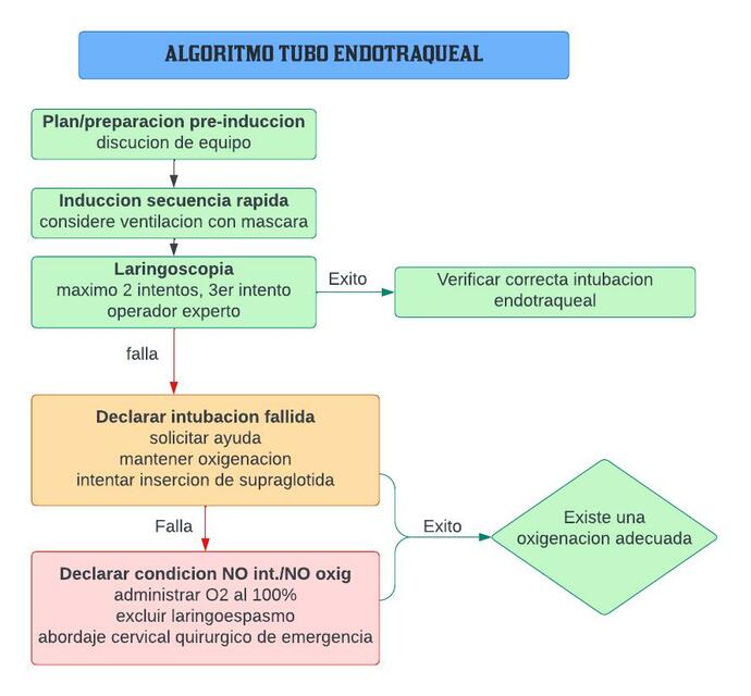 Algoritmo Intubación Endotraqueal | Kevin Morales Fernández | uDocz Algoritmo Intubación Endotraqueal | Kevin Morales Fernández | uDocz