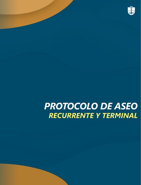 Protocolo de Aseo Recurrente y Terminal | Salud Global | uDocz