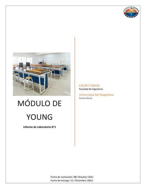 Informe de Laboratorio Módulo de Young | Jhoset Ruiz | uDocz
