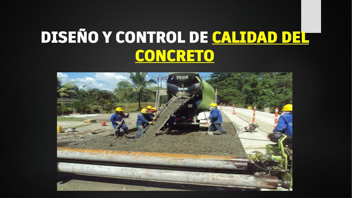Diseño y control de calidad del Concreto | Apuntes de Ingenieria Civil ...