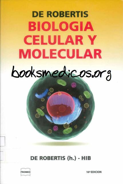 Biología Celular y Molecular | Luis Daniel Bula Garcia | uDocz