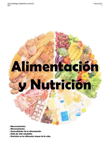Nutrición- Alimentación y Nutrición | medicina | uDocz