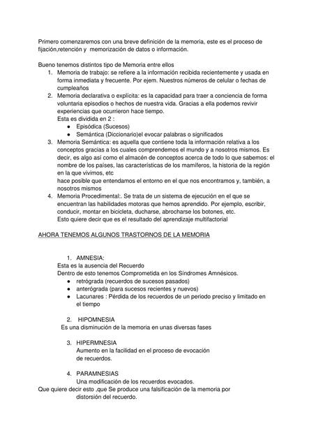 Memoria | Eve F. | uDocz