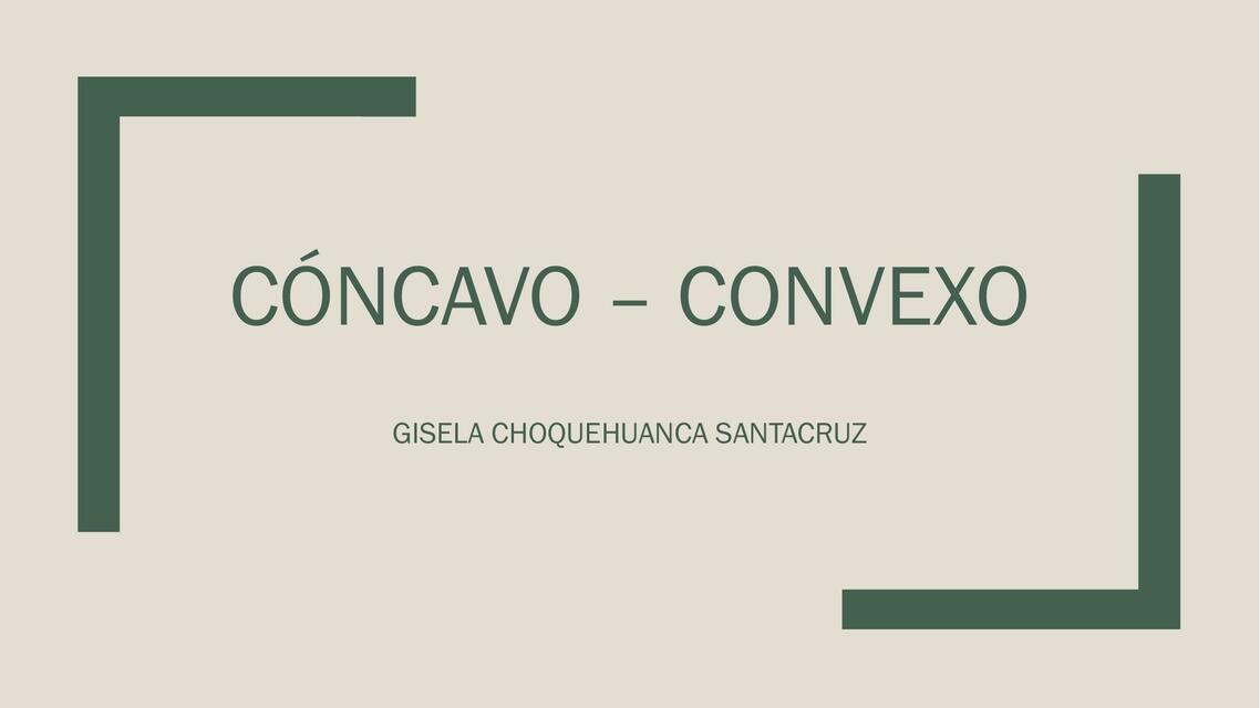 Resúmenes de Cóncavo | Descarga apuntes de Cóncavo
