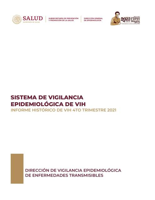 Sistema De Vigilancia Epidemiológica Vih Sida Carla Valderrabano Udocz