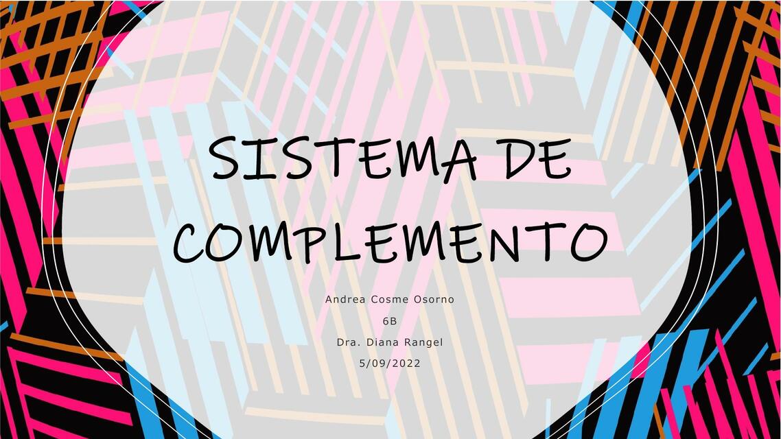 Sistema de Complemento | Andrea Cosme | uDocz