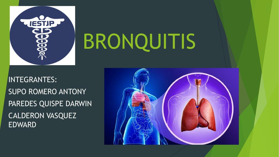 Bronquitis | Maryori ayme Condori del carpio | uDocz