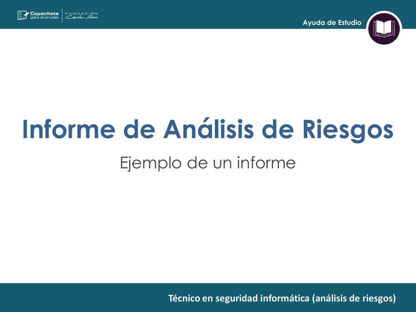 Informe de Análisis de Riesgos | khatterin llenes | uDocz