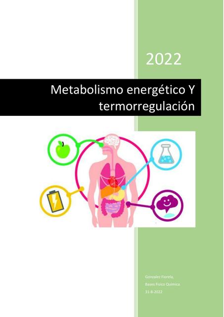 Metabolismo Energético | Fiorela Gonzalez | uDocz