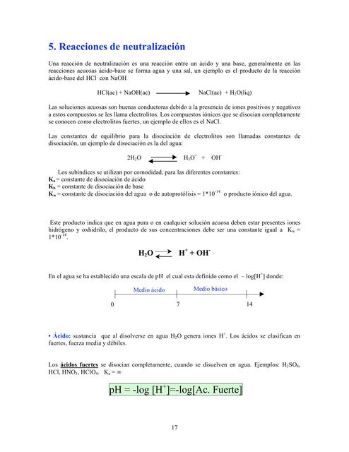 Reacciones de neutralización | Ale20 | uDocz