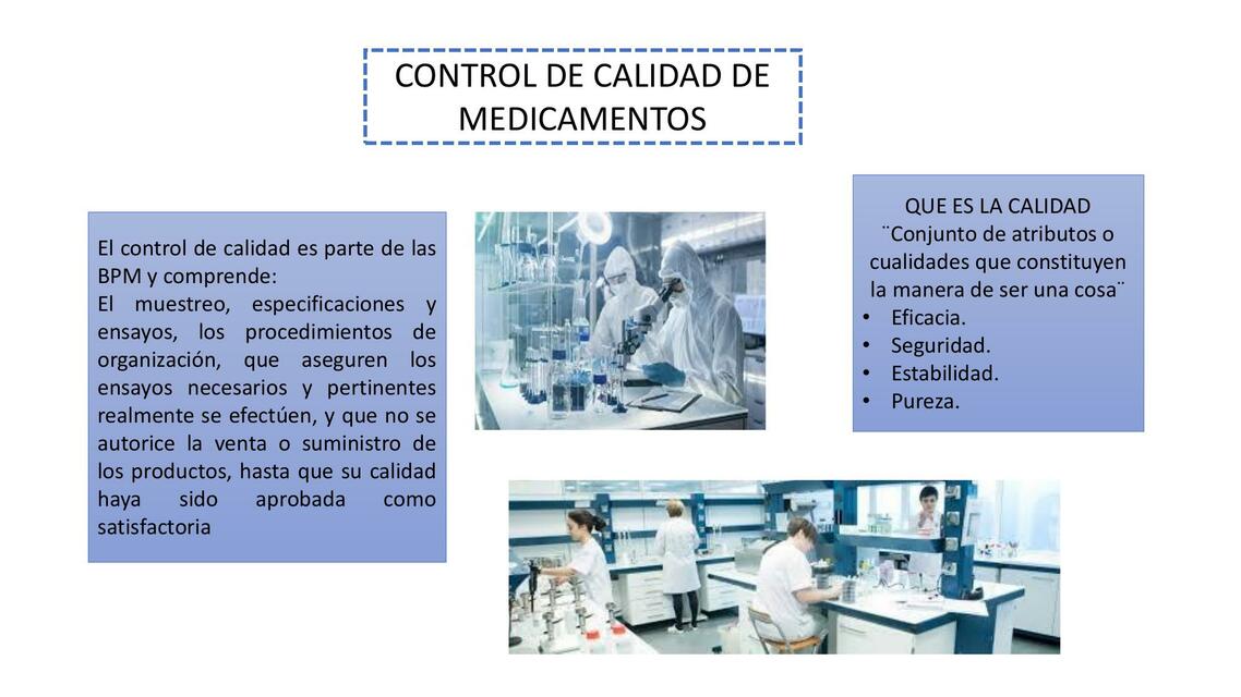 Control de Calidad de Medicamentos | Brigit Gomez | uDocz