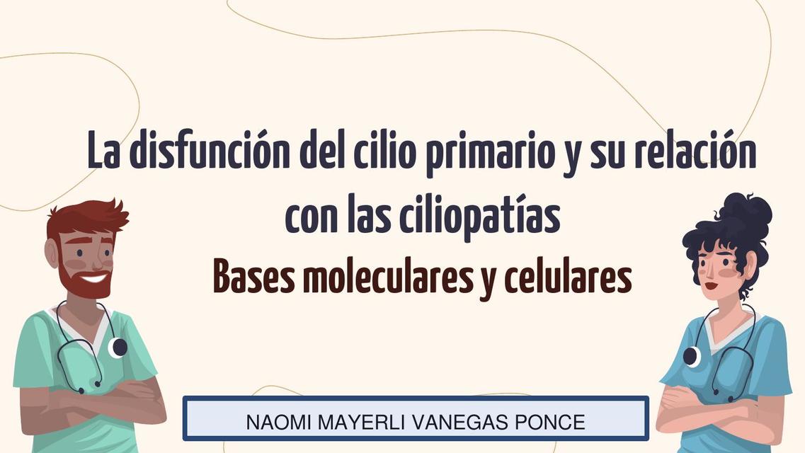 Disfunción del cilio primario y su relación con las ciliopatias | El ...