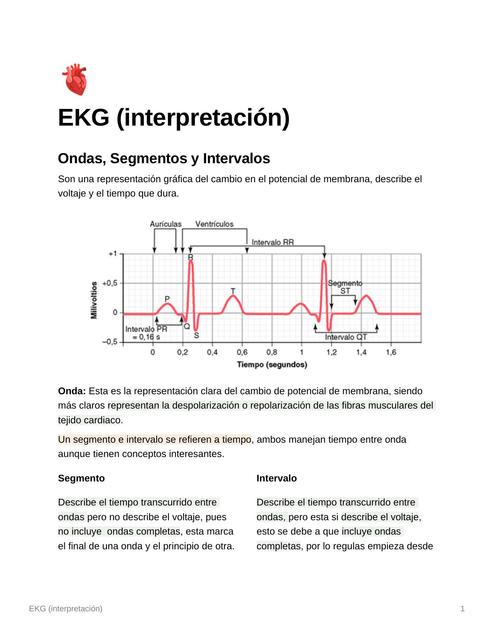 EKG interpretación | Jahzeedrei Tellez Gomez | uDocz