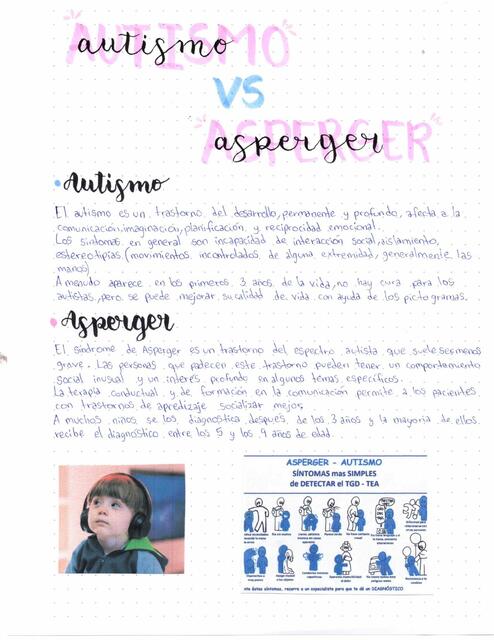 Autismo vs asperger | MedByIsrael | uDocz