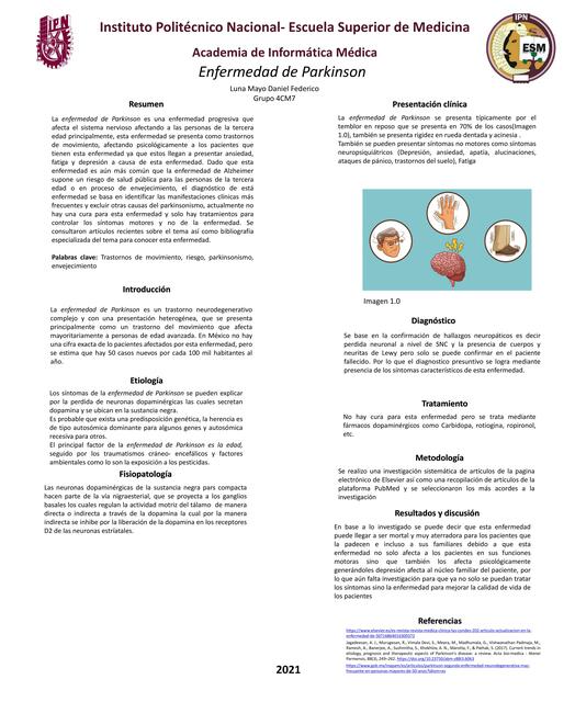 Enfermedad de Parkinson | Daniel Luna | uDocz