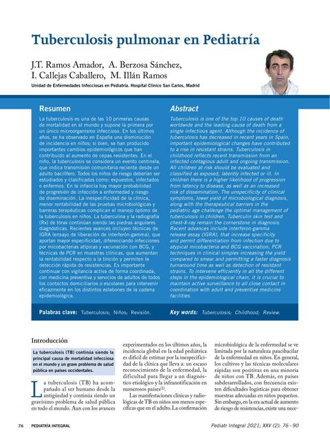 Tuberculosis pulmonar | Mayra Pesantez | uDocz