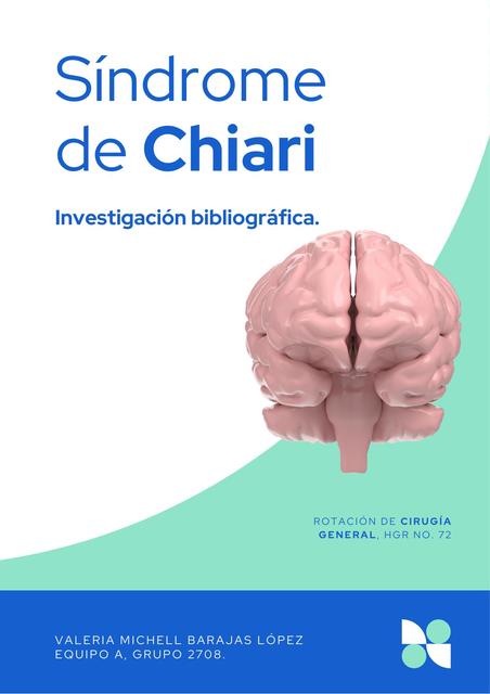 Síndrome de Chiari Valeria Barajas | Valeria Michell Barajas | uDocz Síndrome de Chiari Valeria Barajas | Valeria Michell Barajas | uDocz